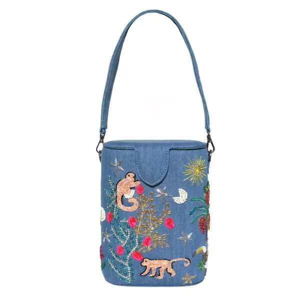 SIMITRI Palm Paradise Bucket Bag