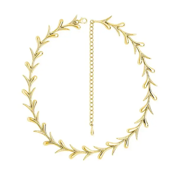 LUCY QUARTERMAINE Sycamore Necklace In Vermeil With White Topaz - Gold