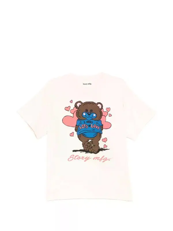 STORY MFG. Grateful T-shirt - Pink