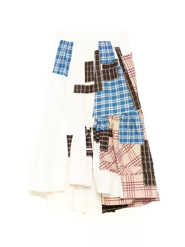 STORY MFG. Field Midi Skirt - White