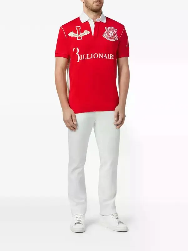 BILLIONAIRE Ss Polo Team Montecarlo Polo Shirt