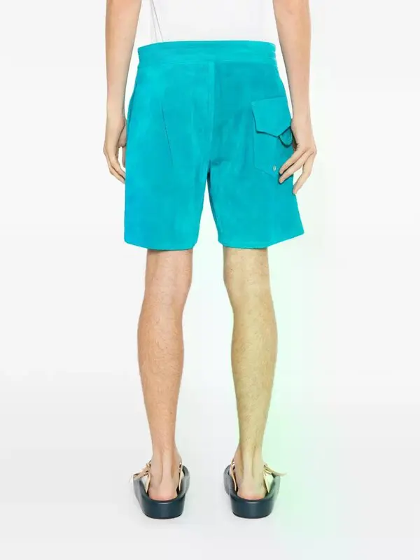 A LEATHER Board Shorts