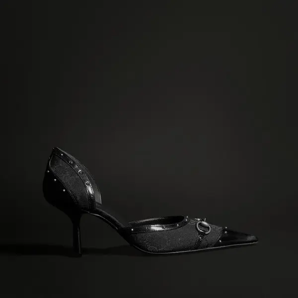 Gucci Savoy Gg Canvas Pump