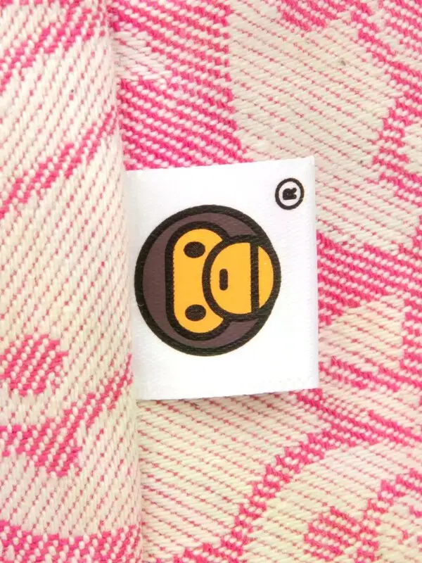 A BATHING APE Printed Backpack - Pink