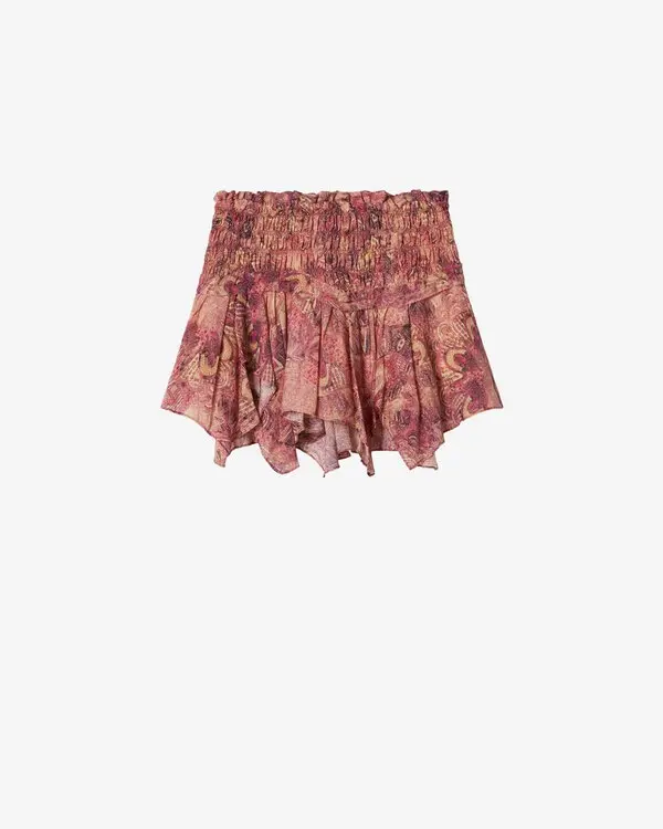 Isabel Marant Étoile Ceiva Printed Silk Skirt