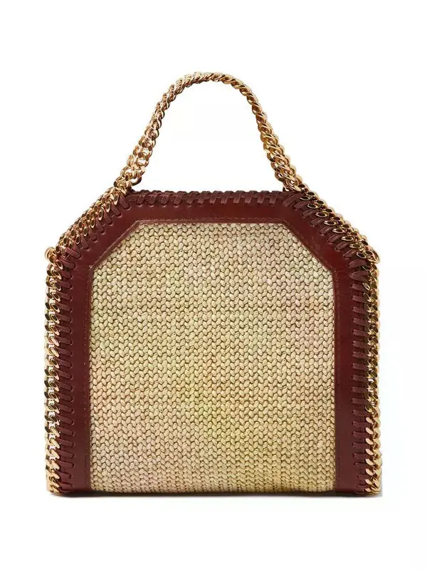 Stella McCartney Mini Falabella Woven Tote - Neutrals