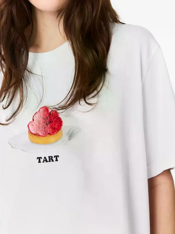 Stella McCartney Raspberry-print T-shirt