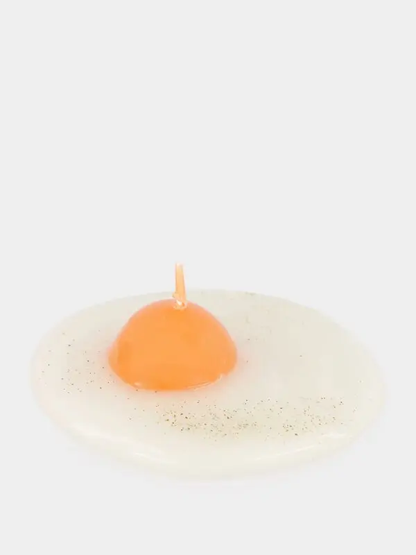 CERERIA INTRONA Fried Egg Wax Candle - Orange