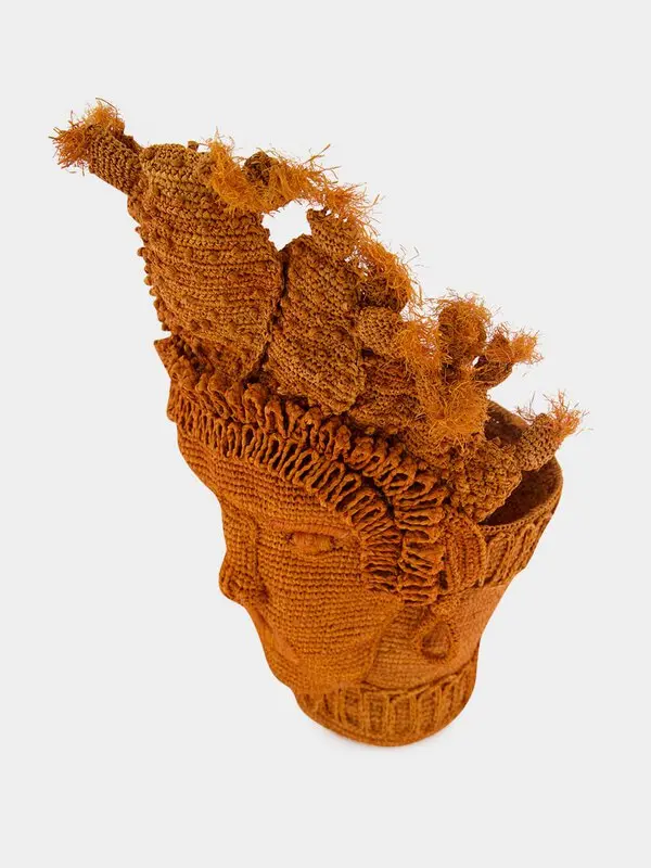 NATALIA BRILLI Terracotta Sicilian Moor’s Female Vase