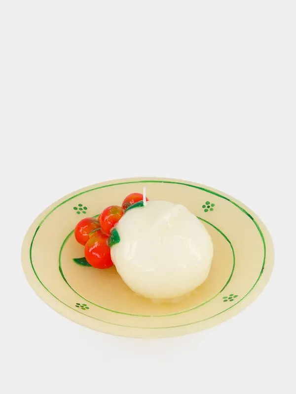 CERERIA INTRONA Plate Of Mozzarella Wax Candle