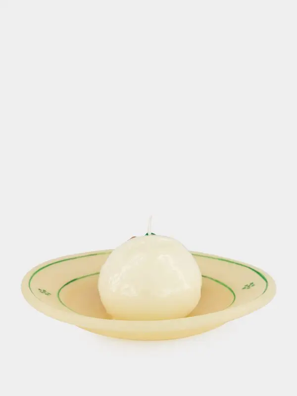 CERERIA INTRONA Plate Of Mozzarella Wax Candle