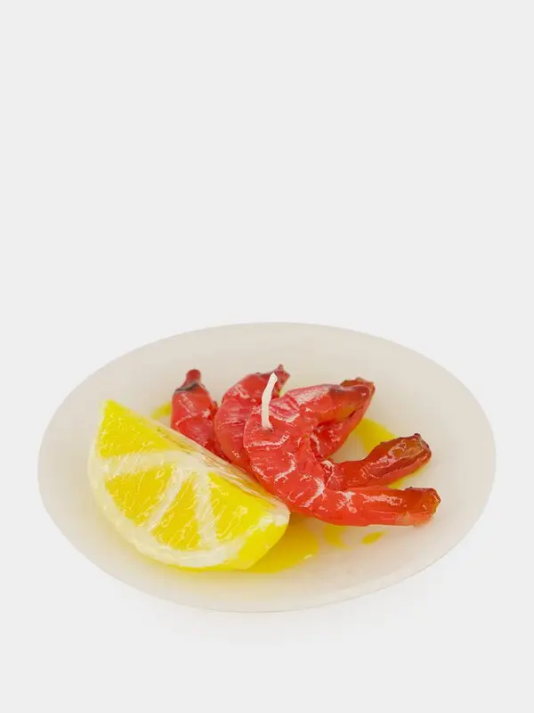 CERERIA INTRONA Small Prawn Plate Wax Candle