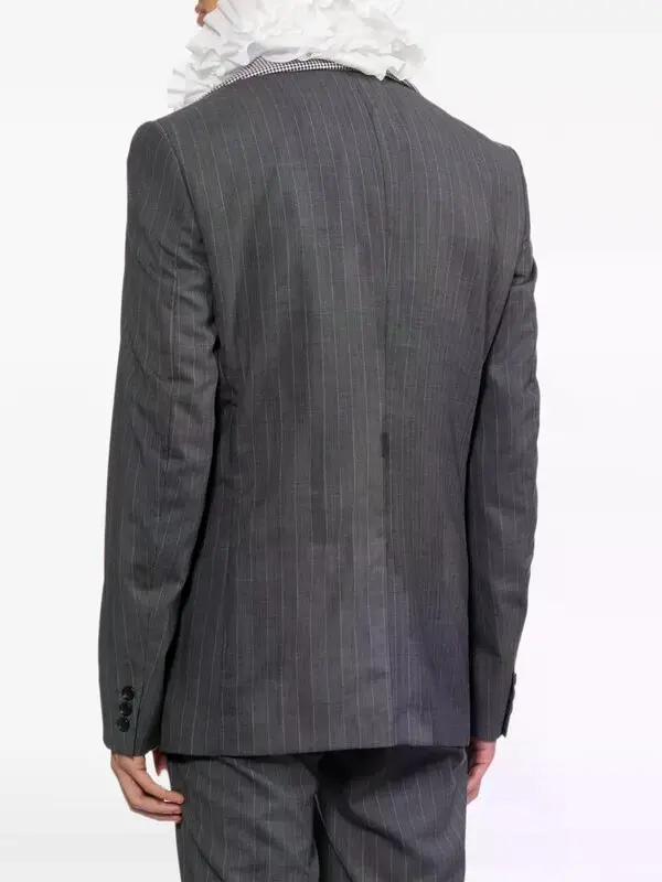 Comme Des Garçons Pinstripe Panel Jacket