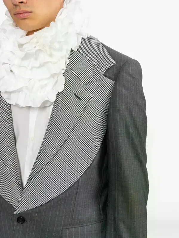 Comme Des Garçons Pinstripe Panel Jacket