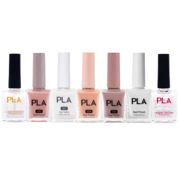 PLA BEAUTY Nail Lacquer Starter Kit - French Tip