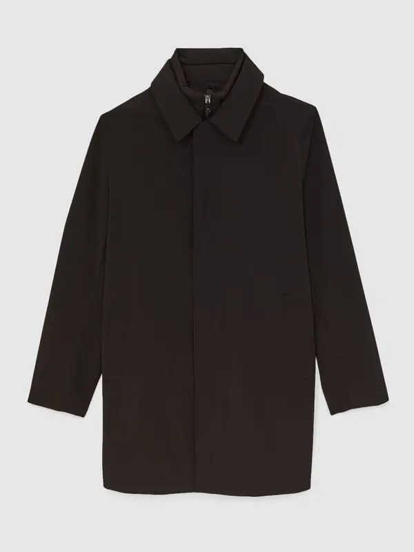 REISS Logan Hybrid Overcoat With Removable Funnel Neck