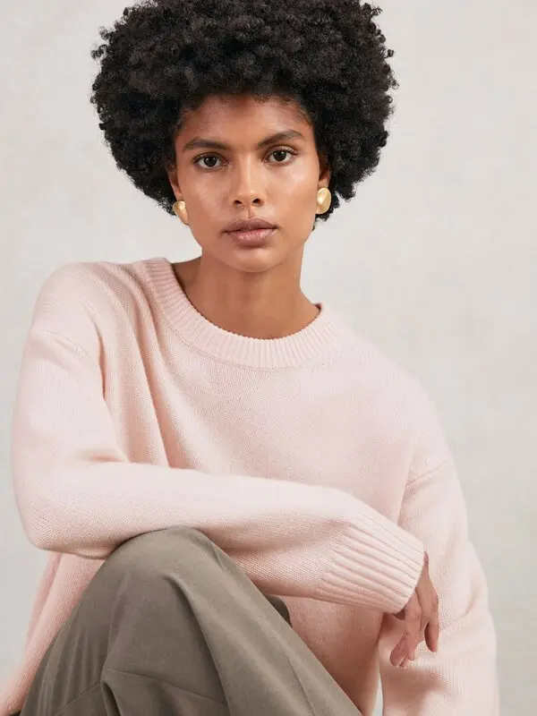 REISS Wool-cashmere Crew-neck Jumper