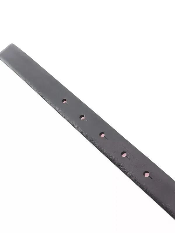Valentino Garavani V-logo Reversible Belt - Black