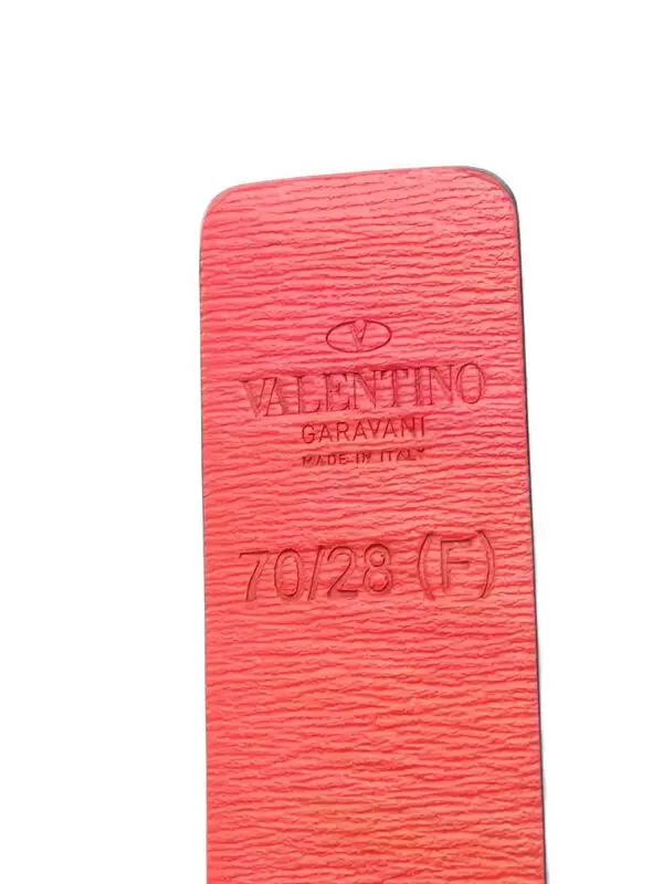 Valentino Garavani V-logo Reversible Belt - Black