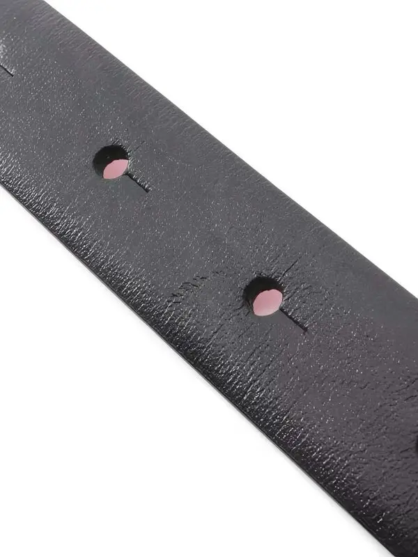 Valentino Garavani V-logo Reversible Belt - Black