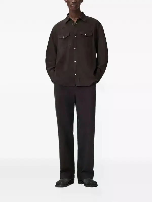 ALLSAINTS Pickett Oversized Western-style Shirt