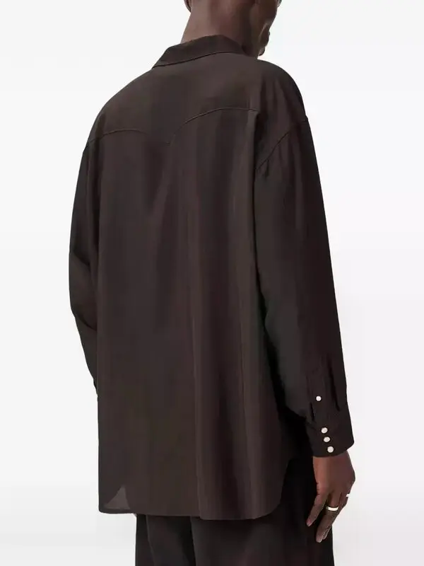 ALLSAINTS Pickett Oversized Western-style Shirt