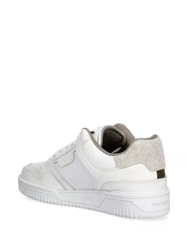 ALLSAINTS Regan Plux Panelled Lace-up Sneakers - White