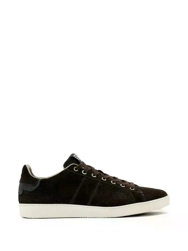 ALLSAINTS Leon Suede Lace-up Sneakers - Brown
