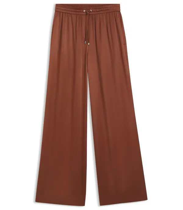 BOSS Relaxed-fit Satin Pants