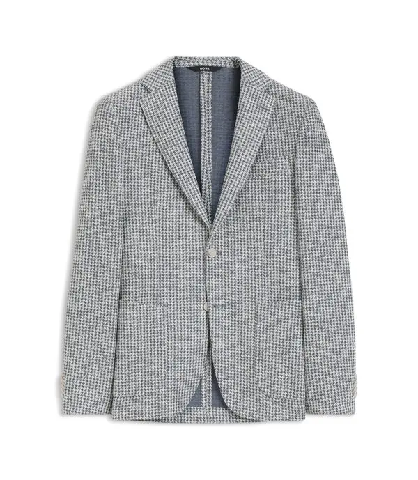 BOSS Patterned Slim-fit Jacket