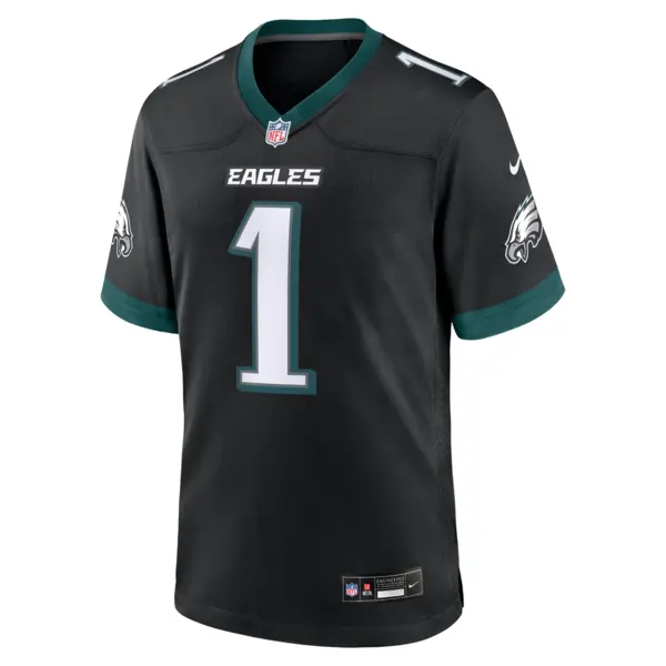 Nike Jalen Hurts Philadelphia Eagles Nfl Game Jersey - Black
