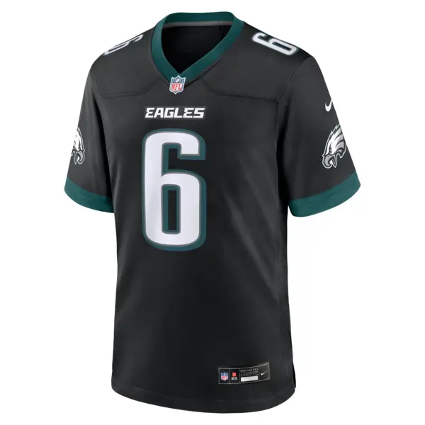 Nike Devonta Smith Philadelphia Eagles Nfl Game Jersey - Black