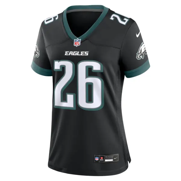Nike Saquon Barkley Philadelphia Eagles Nfl Game Jersey - Black