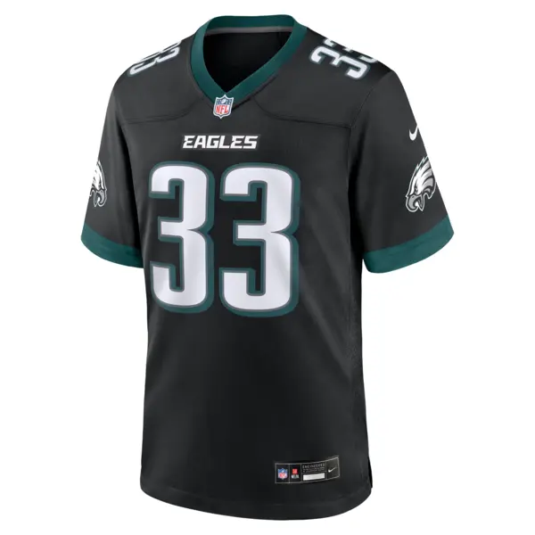 Nike Philadelphia Eagles Cooper Dejean Game Jersey - Black