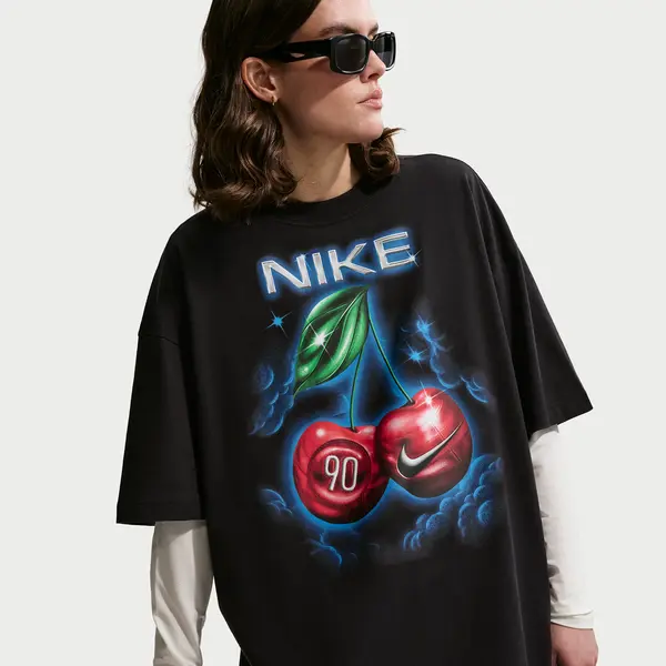 Nike Classic Cotton Oversized T-shirt - Black