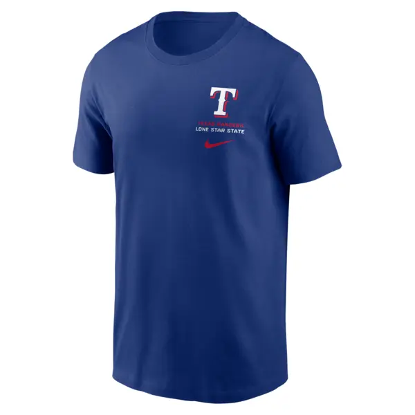 Nike Texas Rangers 2-hit Mlb T-shirt - Blue