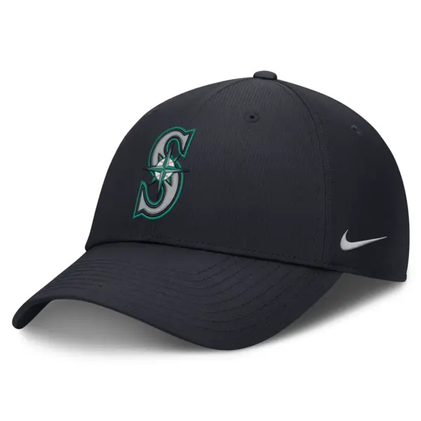 Nike Seattle Mariners Club Dri-fit Mlb Adjustable Cap - Blue
