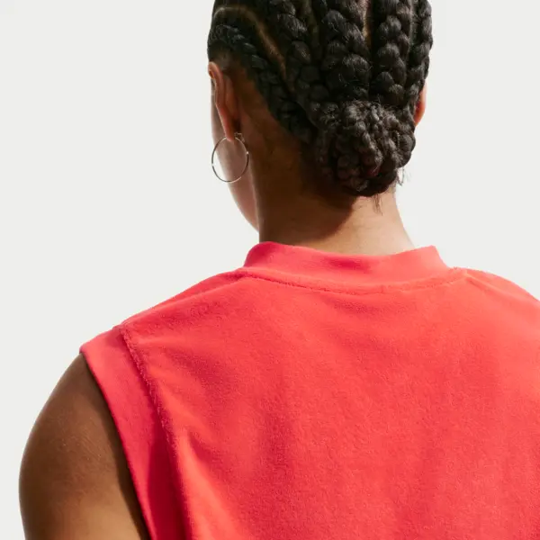 Nike Chill Terry V-neck Tank Top - Red