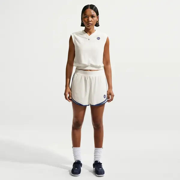 Nike Chill Terry Mid-rise Shorts - White