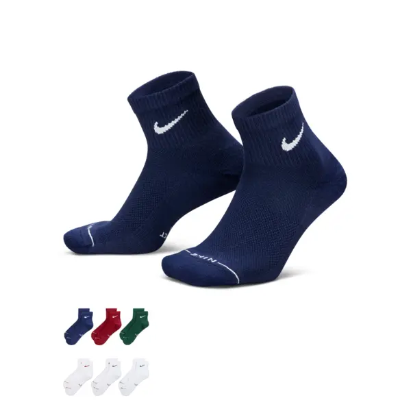 Nike Everyday Elevated Ankle Socks - Multicolor