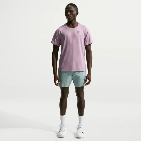 Nike Court Advantage Dri-fit Tennis Top - Grey
