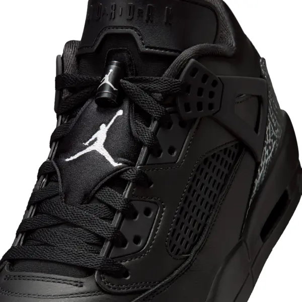 JORDAN Spizike Low Leather Sneakers - Black