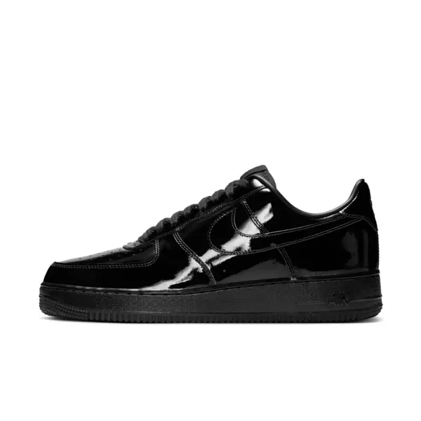 Nike Force 1 '07 Patent Leather Sneakers - Black