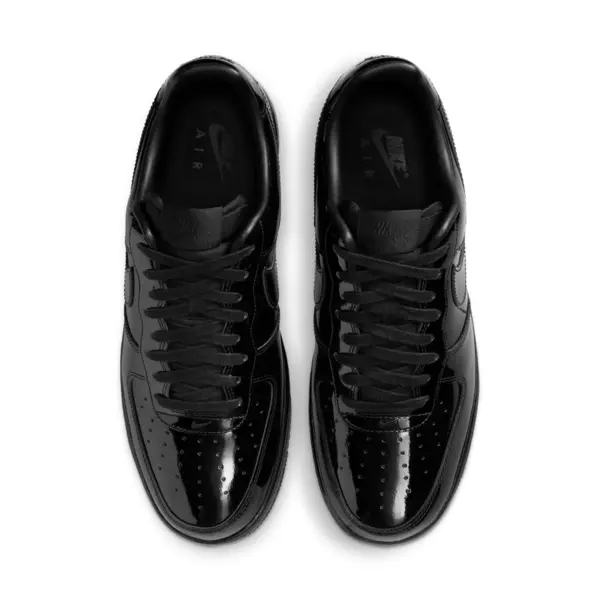 Nike Force 1 '07 Patent Leather Sneakers - Black
