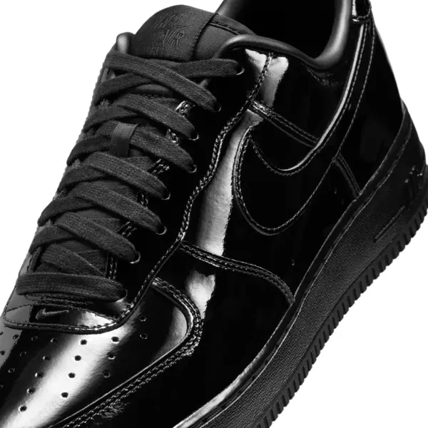 Nike Force 1 '07 Patent Leather Sneakers - Black