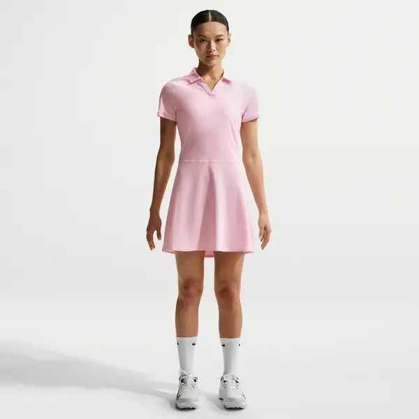 Nike Victory Dri-fit Golf Polo Dress - Pink