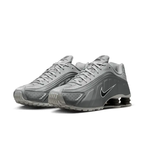 Nike Shox R4 Athletic Shoes - Grey