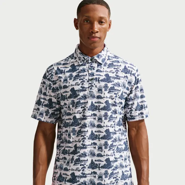 Nike Tailored Performance Dri-fit Golf Polo - Grey