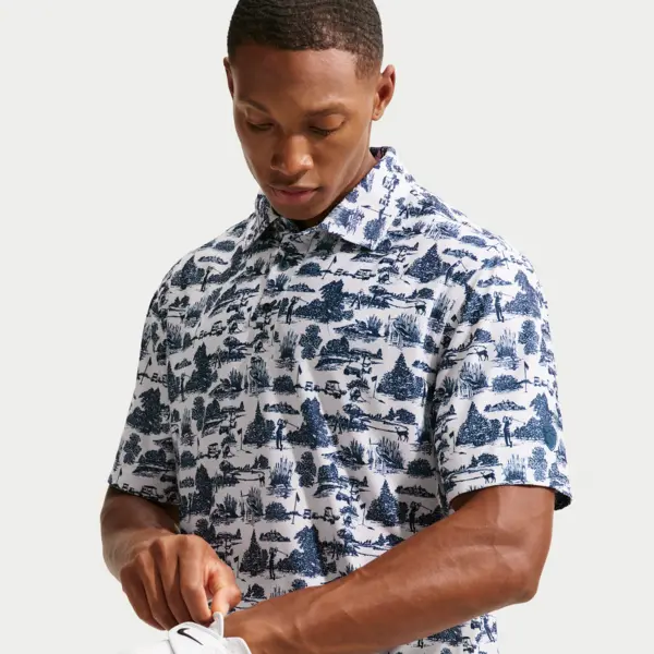 Nike Tailored Performance Dri-fit Golf Polo - Grey