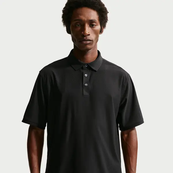 Nike Tailored Performance Dri-fit Golf Polo - Black